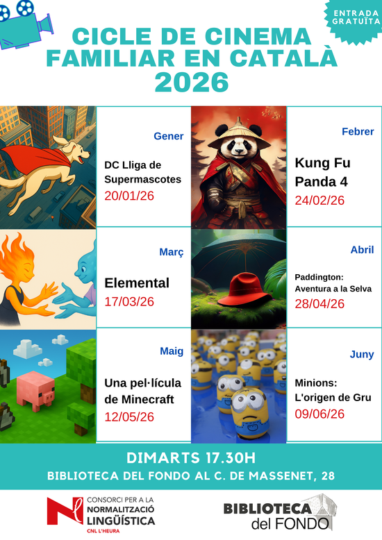 Segueix el cicle de cinema familiar en català a Santa Coloma | L'estat ...