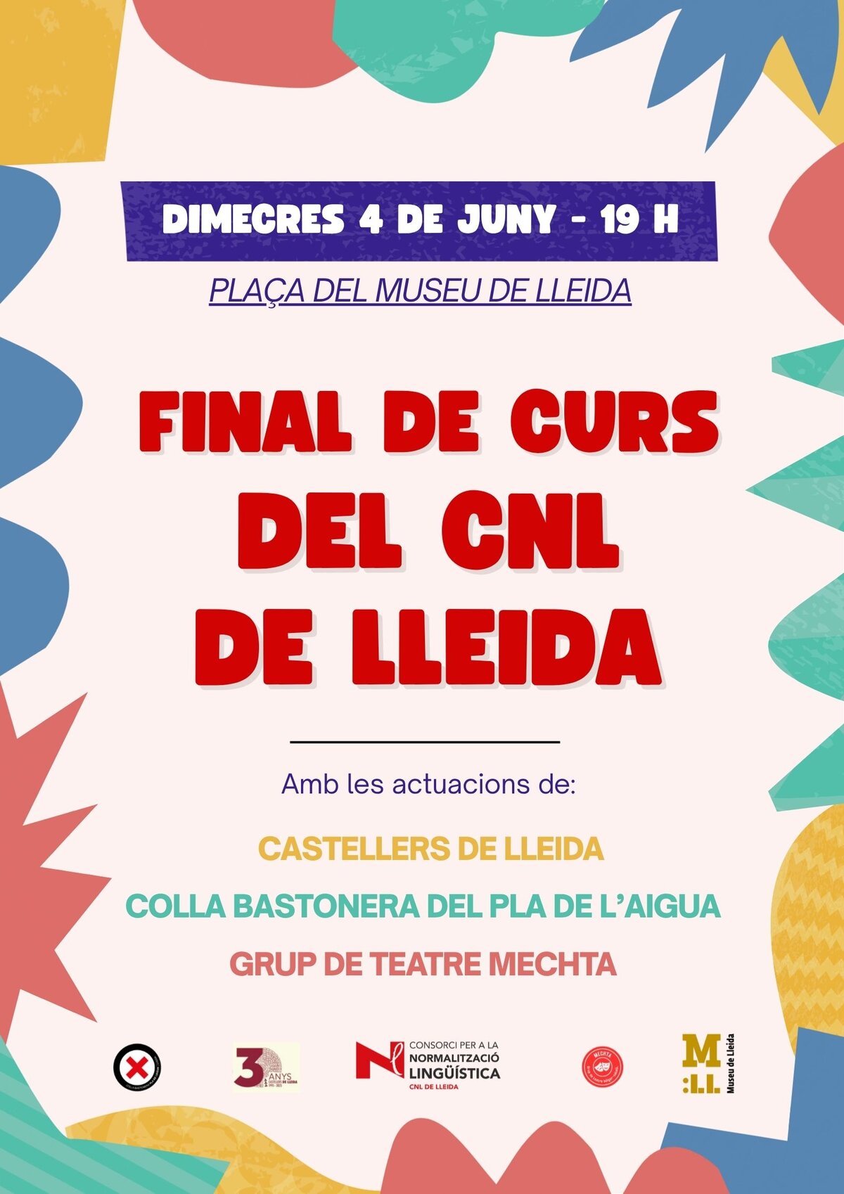 Cloenda del curs 2024-2025 del CNL de Lleida | Agenda | CNL de Lleida ...