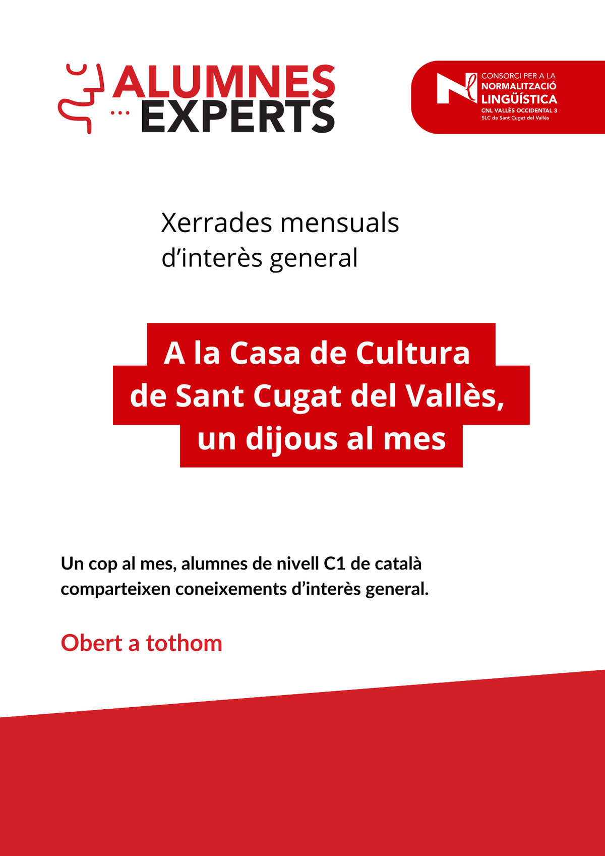 Alumnes experts a Sant Cugat | Activitats al territori | Consorci per a la Normalització ...