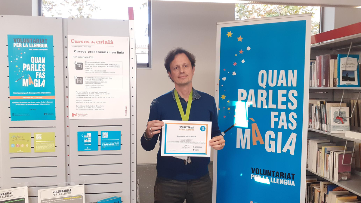 Adhesió de la Biblioteca Roca Umbert al Voluntariat per la llengua de ...