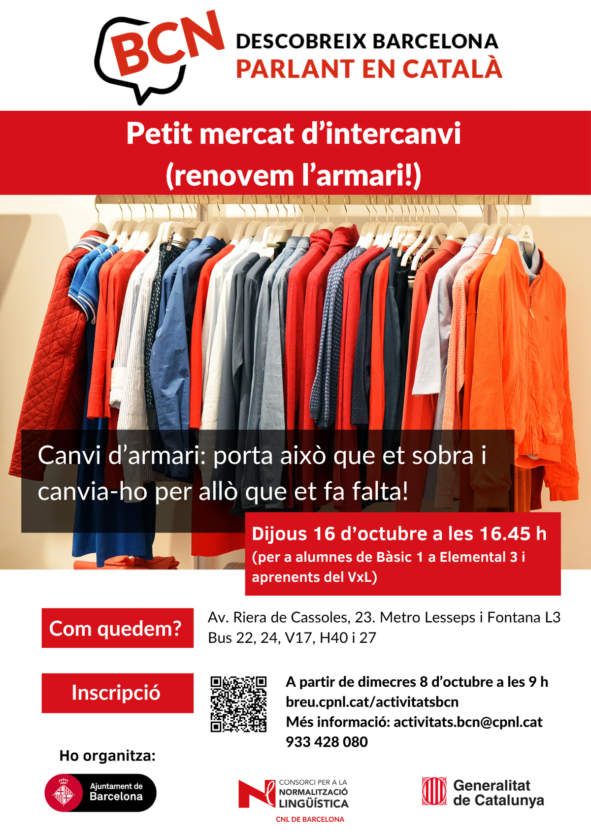 Petit mercat d’intercanvi (renovem l’armari!) | Agenda | CNL de ...