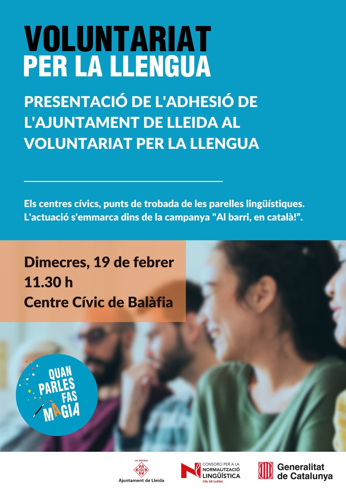 Presentació de l'adhesió de l'Ajuntament de Lleida al VxL | Activitats ...