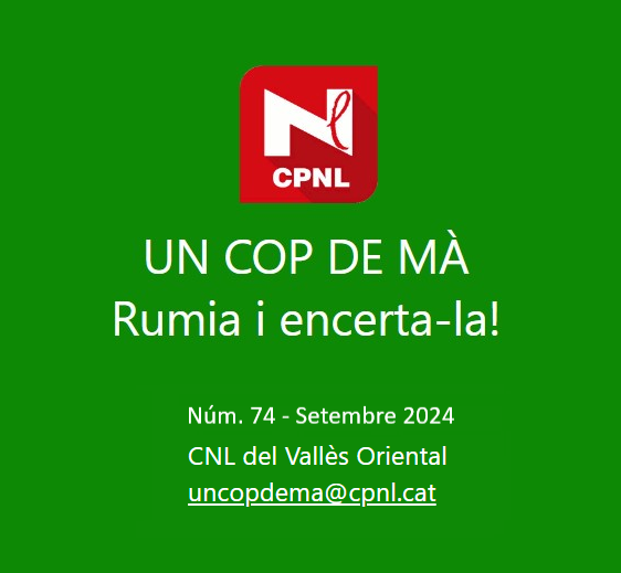 Un cop de mà. Rumia i encerta-la!, setembre de 2024, núm. 74 ...