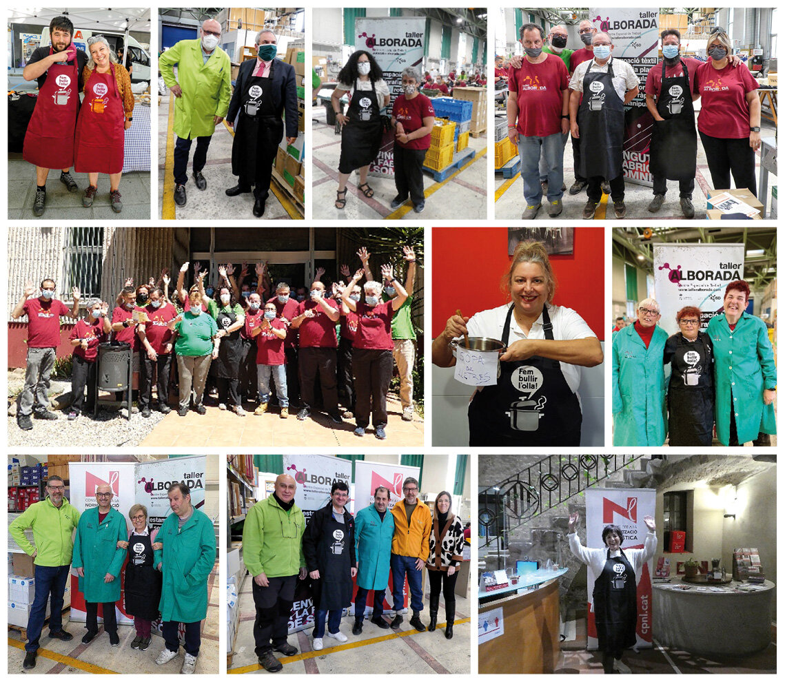 Foto dels guanyadors del davantal Model Fem bullir l'olla, 2022, Mollet ...